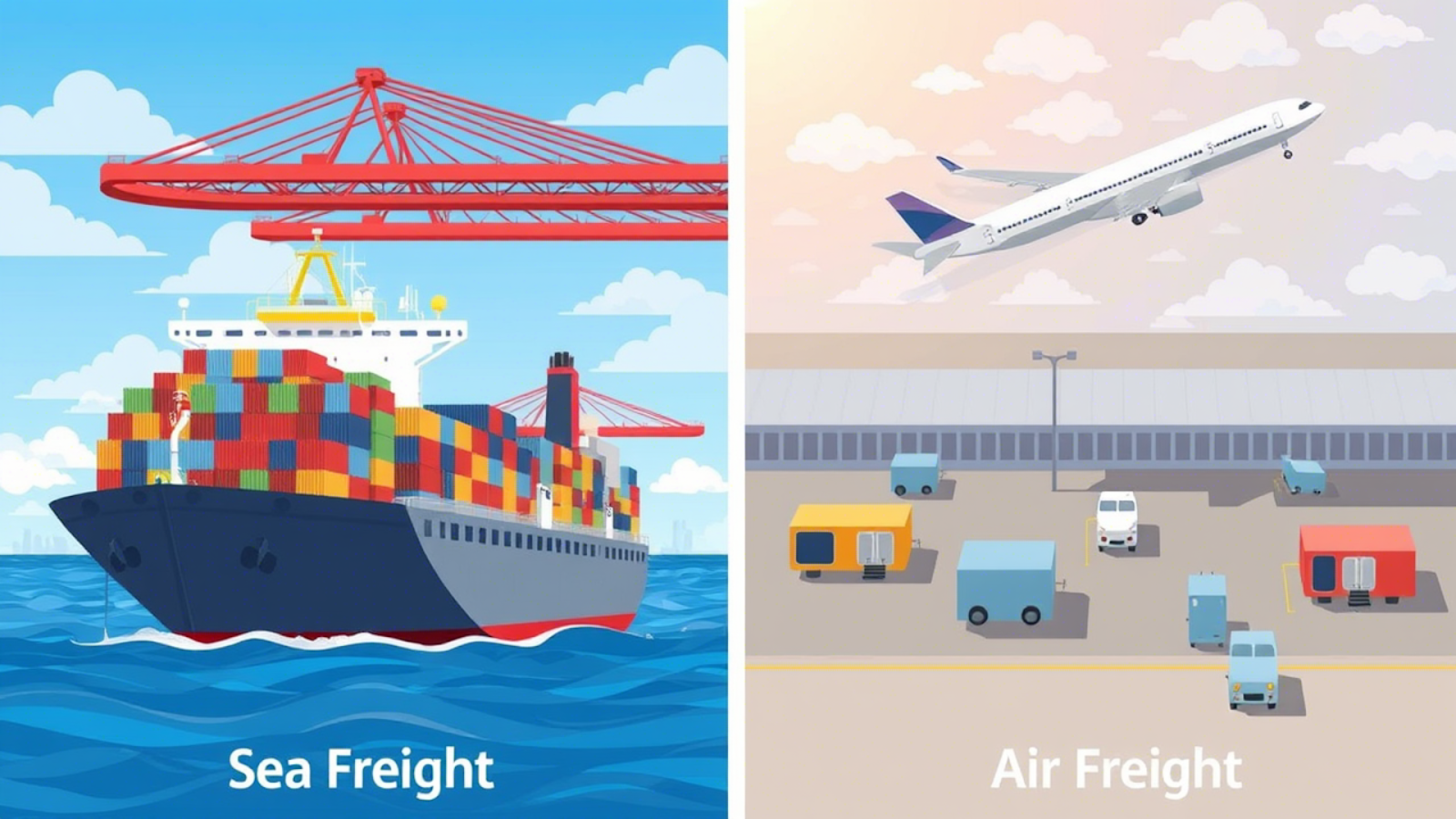 Sea Freight vs Air Freight: Which Is Better for You in 2025?
